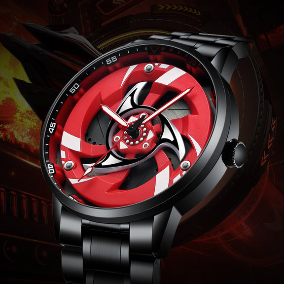 Babusar Itachi Uchiha Sharingan Watch | Anime Timepiece